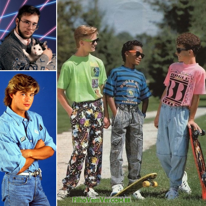 Looks estilosos dos anos 80